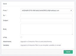 How to send emails programmatically (using MailSlurp)