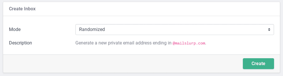 Testing email addresses
