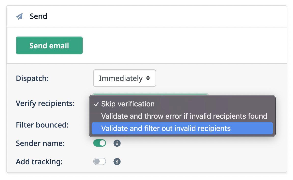 Email verification: check a list of emails for valid addresses