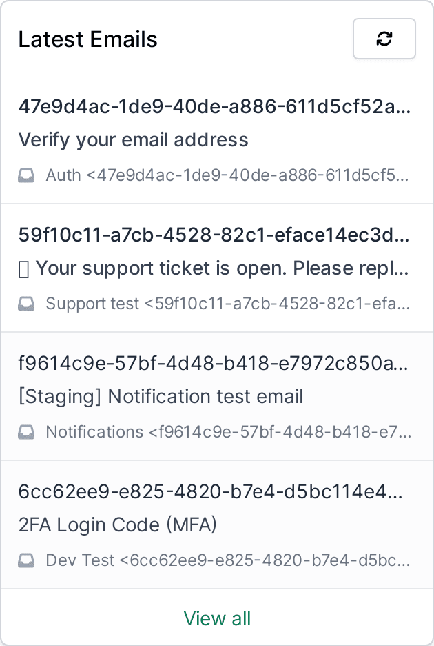 Disposable email accounts and instant random email address