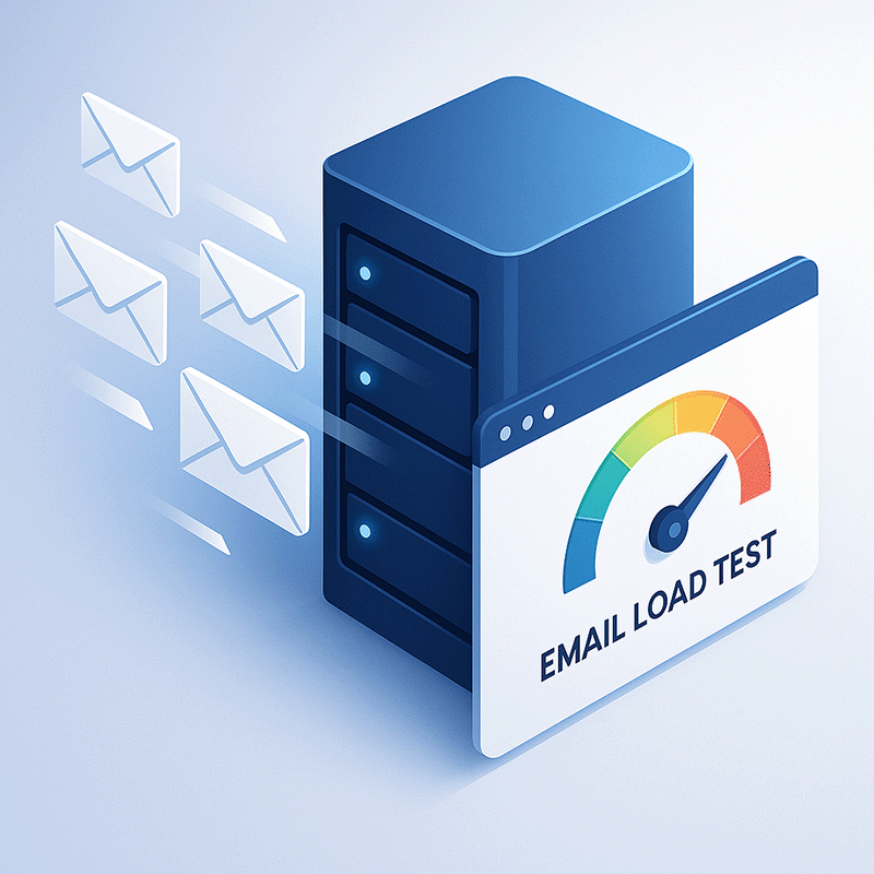 Use email and SMS in automated load tests